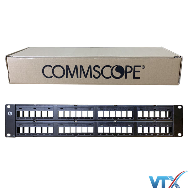 Patch panel COMMSCOPE/AMP 24 port Cat5e | PN: 1479154-2 - Viễn Thông Xanh